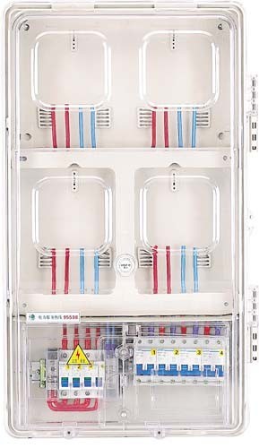 Customized Size Single Phase Meter Box , Small Flush Fitted Electric ...