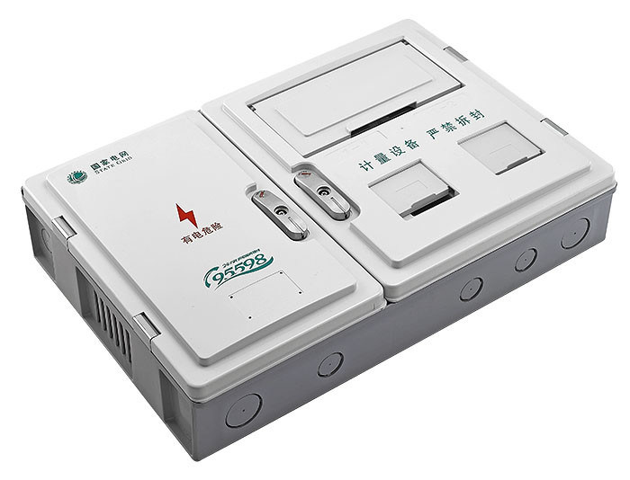 SMC Three Phase Meter Box Waterproof High Strength FRP DMC Outdoor Meter Case