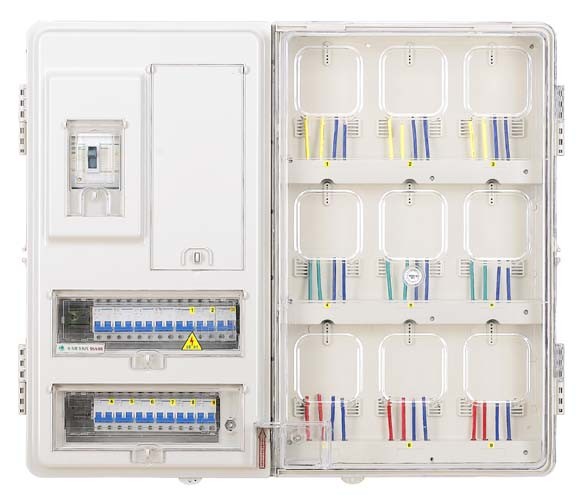 Waterproof Single Phase Meter Box / Plastic Electric Meter Enclosure ...