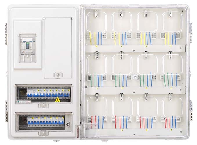 12 Way Single Phase Electrical Service Meter Box